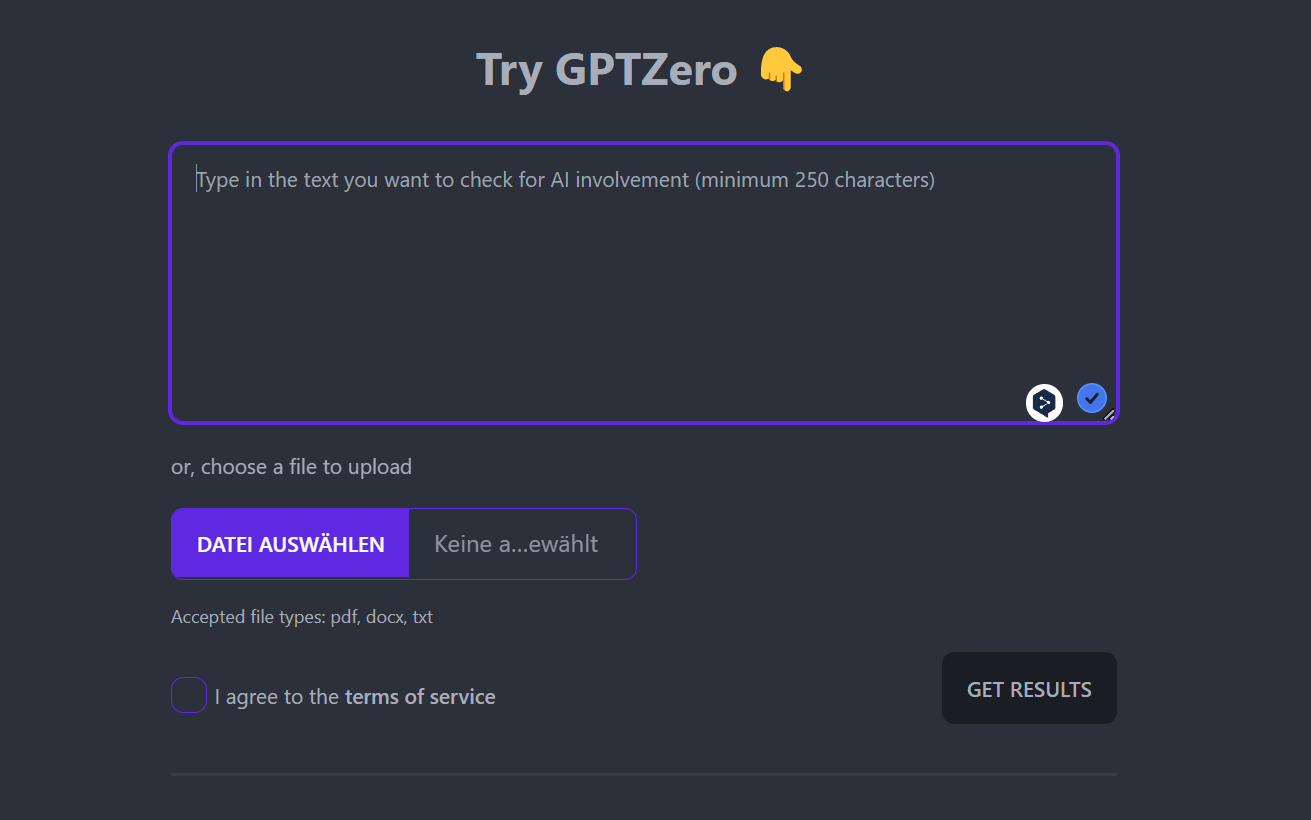 GPTZero gratis nutzen | Heise