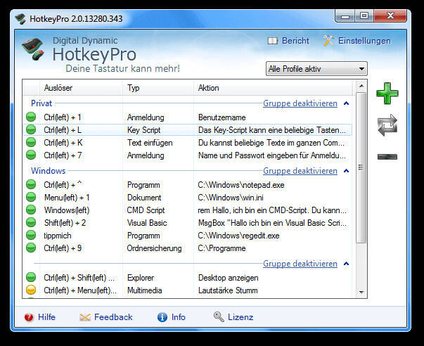 Hotkey Pro (ehemals Hotkey Master) | heise Download Hotkey Pro (ehemals Hotkey Master) | heise Download