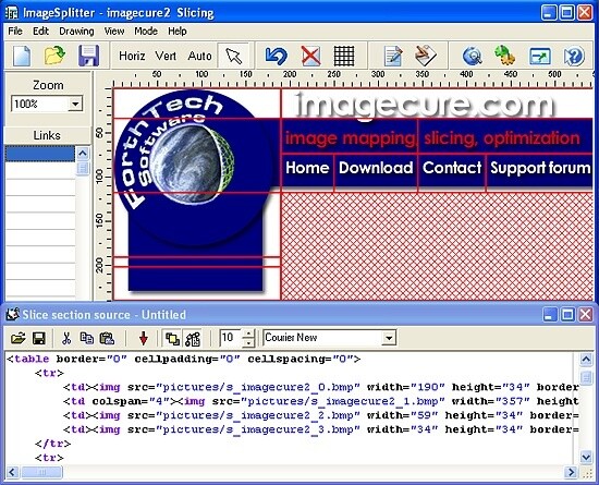 HTML Image Splitter - Download von heise.de