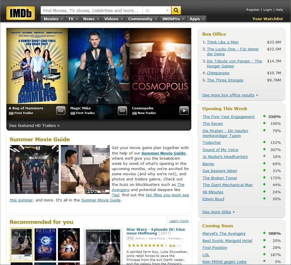 IMDb | Download bei heise