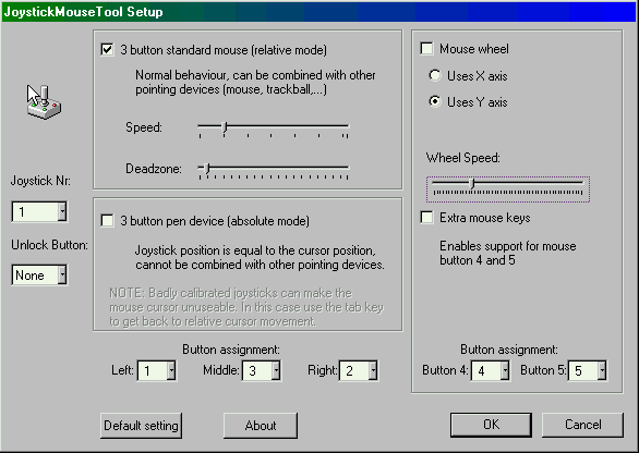 Joystick Mouse Tool - Gratis-Download von heise.de