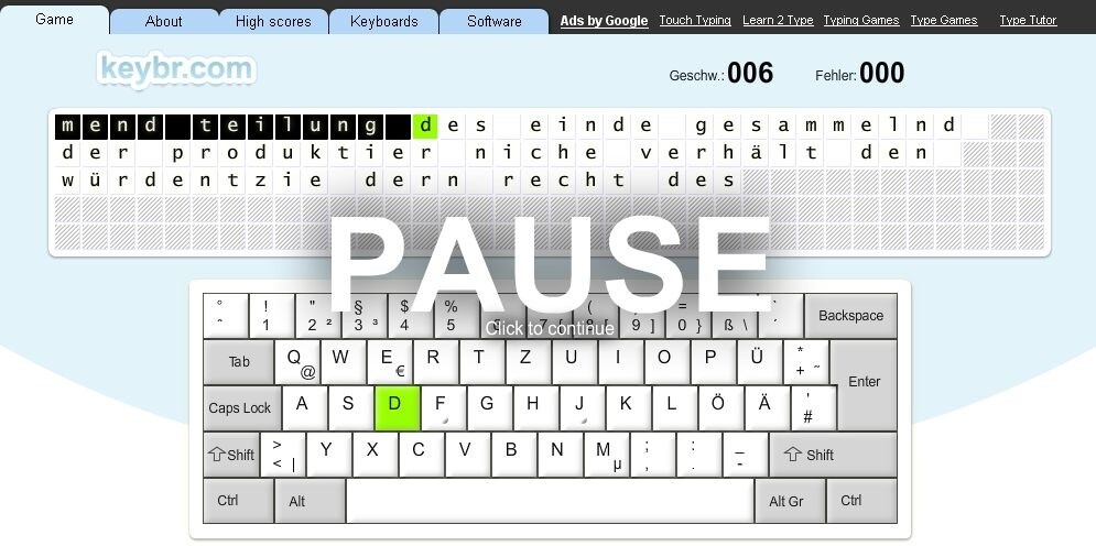 keybr.com gratis nutzen | Heise