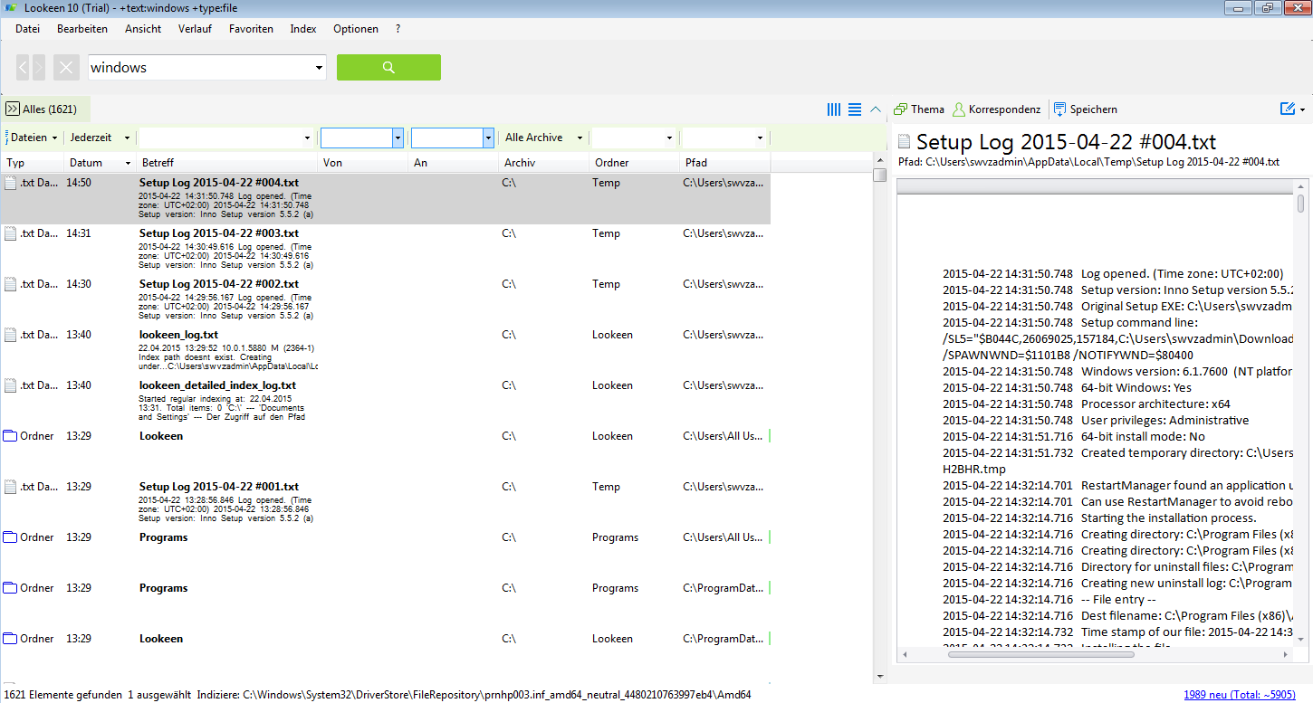 Lookeen - Download von heise.de