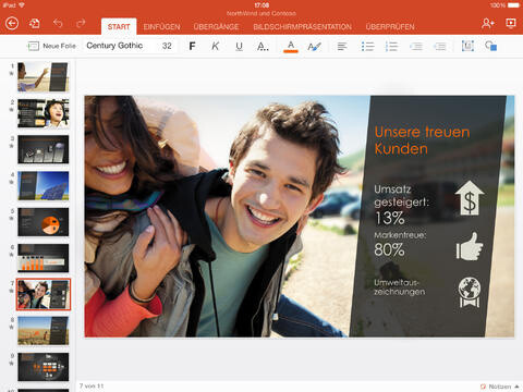 Microsoft PowerPoint für iPad - Gratis-Download | Heise