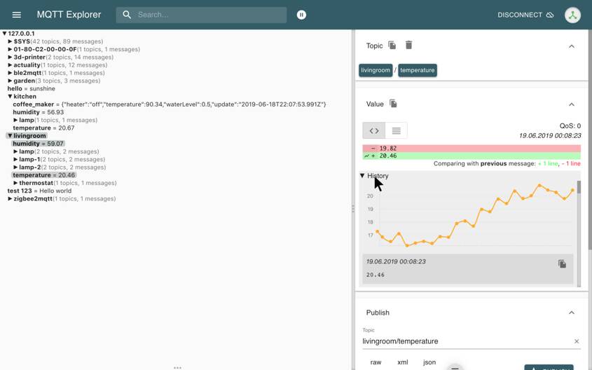 MQTT-Explorer - Gratis-Download von heise.de MQTT-Explorer - Gratis-Download von heise.de