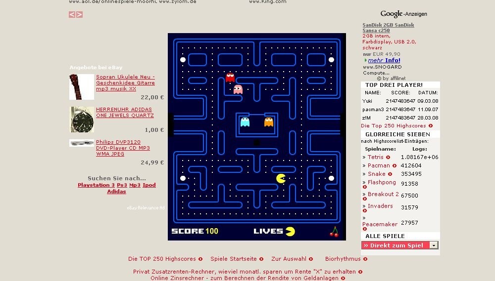Pac Man Advanced - Gratis-Download von heise.de