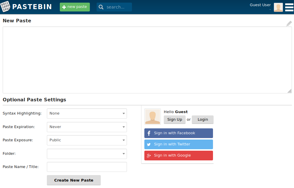 Pastebin | heise Download