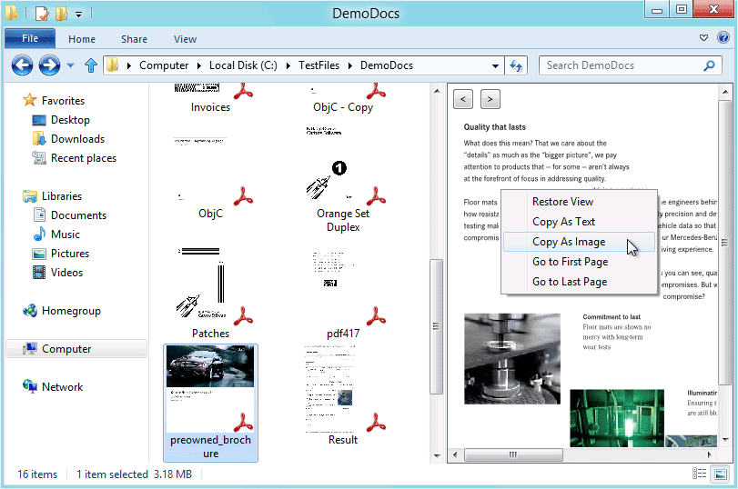 PDF Previewer for Windows 8 - Gratis-Download von heise.de