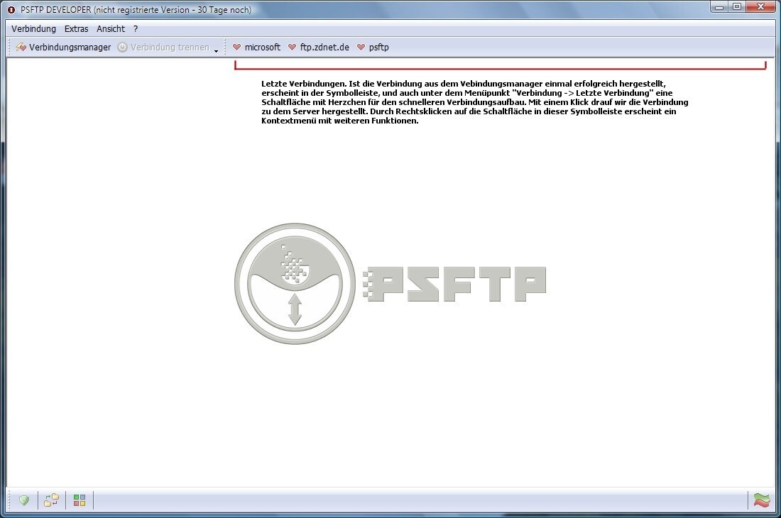 PSFtp - Download von heise.de