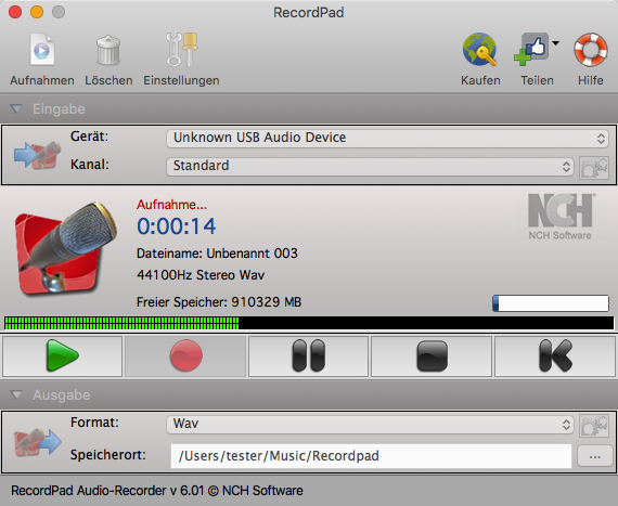 RecordPad - Download von heise.de