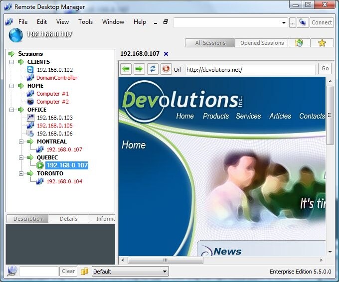 Remote Desktop Manager - Download von heise.de