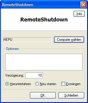 RemoteShutdown - Gratis-Download von heise.de