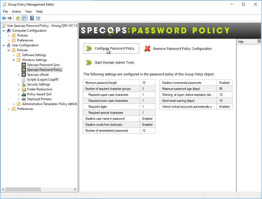 Specops Password Policy | heise Download