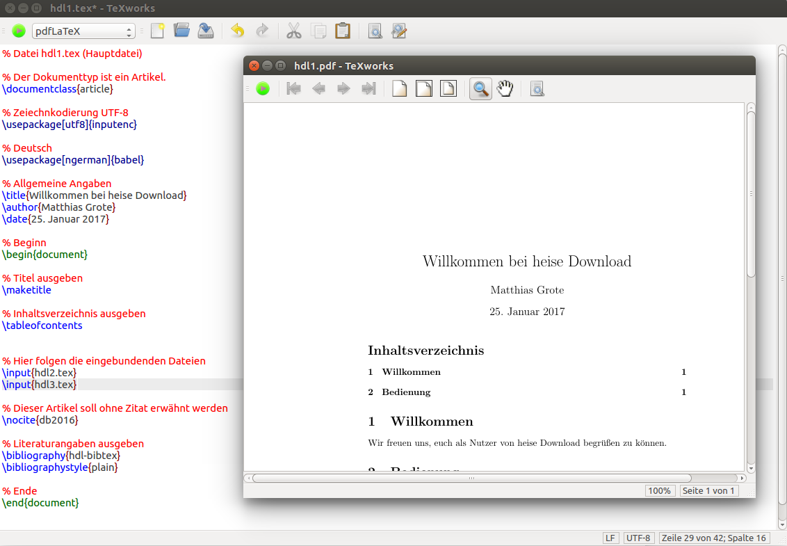 TeXworks | heise Download
