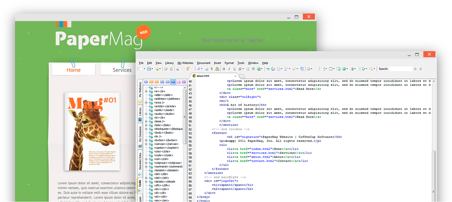 The HTML Editor - Download | Heise