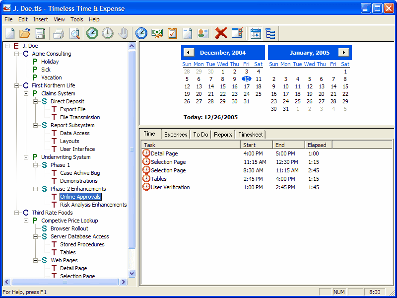 Timeless Time and Expense - Download | Heise