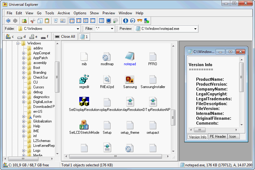 Universal Explorer - Download von heise.de