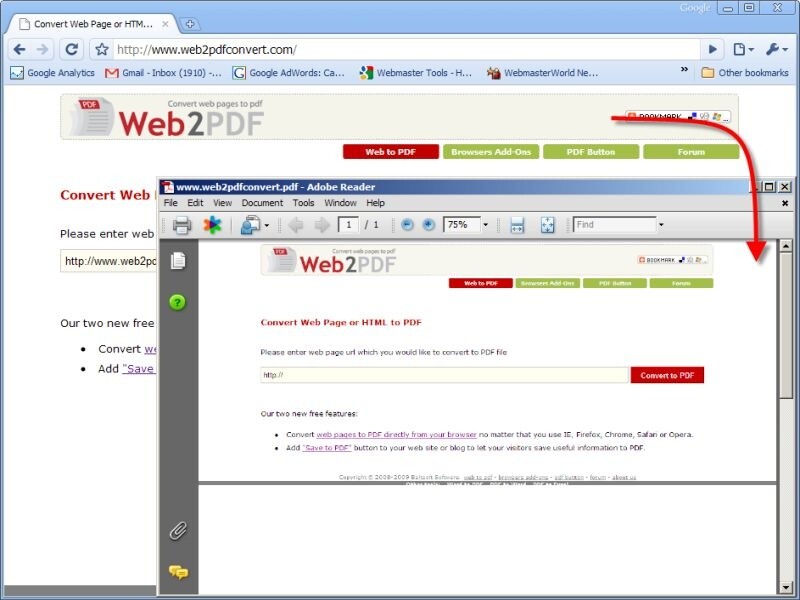 Web2PDF Converter gratis nutzen | Heise