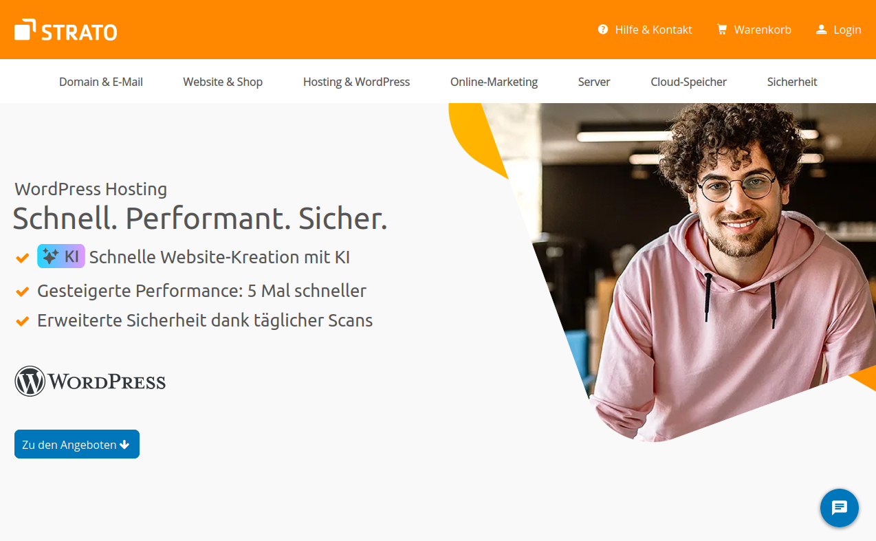 STRATO WordPress-Hosting jetzt starten | Heise
