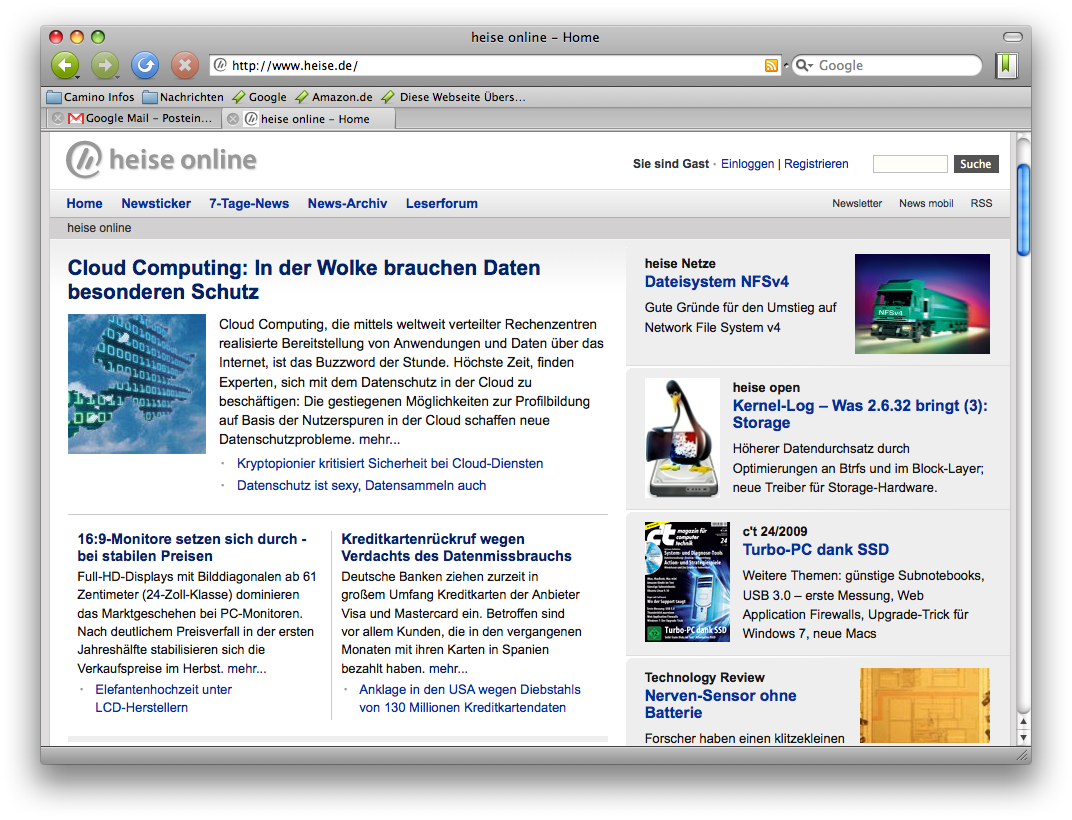 camino web browser