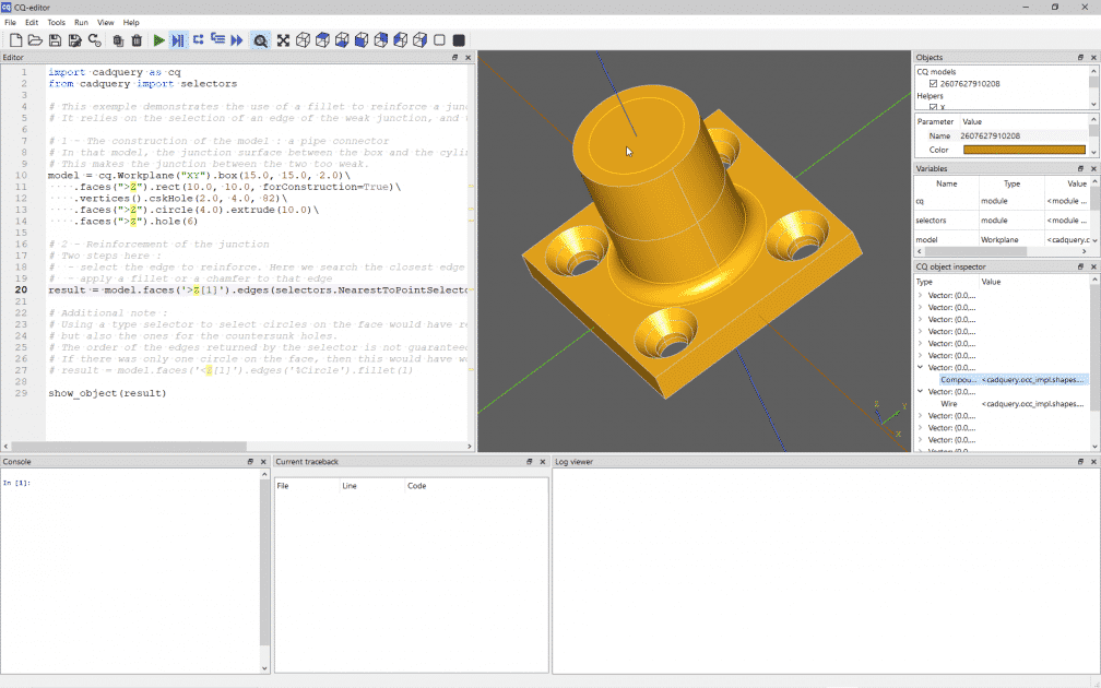 CadQuery: 3D-Objekte programmieren in Python | heise online