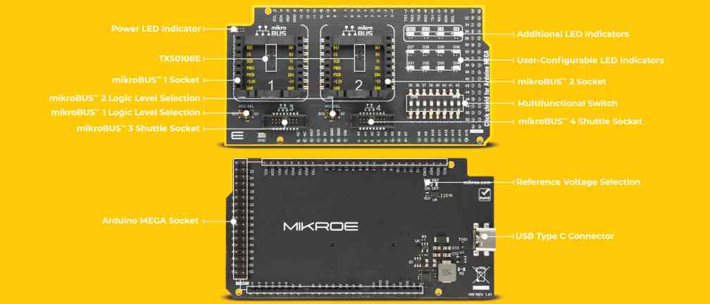 Neuer Click-Adapter für Arduino Mega | heise online