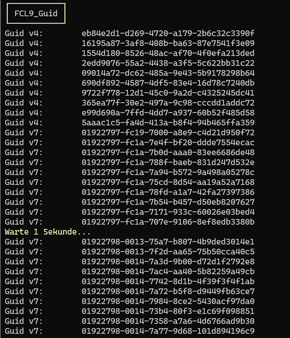 Neu in .NET 9.0 [12]: GUID-Version 7 mit CreateVersion7() | heise online