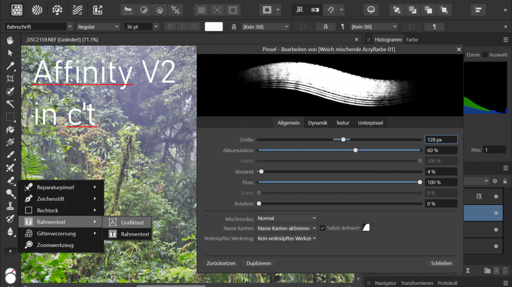 Affinity V2: Software für Bildbearbeitung, Grafikdesign und DTP | heise online