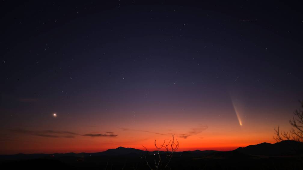 Hellster Komet des Jahres? – C/2024 G3 jetzt nach Sonnenuntergang ...