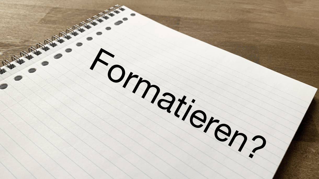 Was heißt eigentlich formatieren? | heise online
