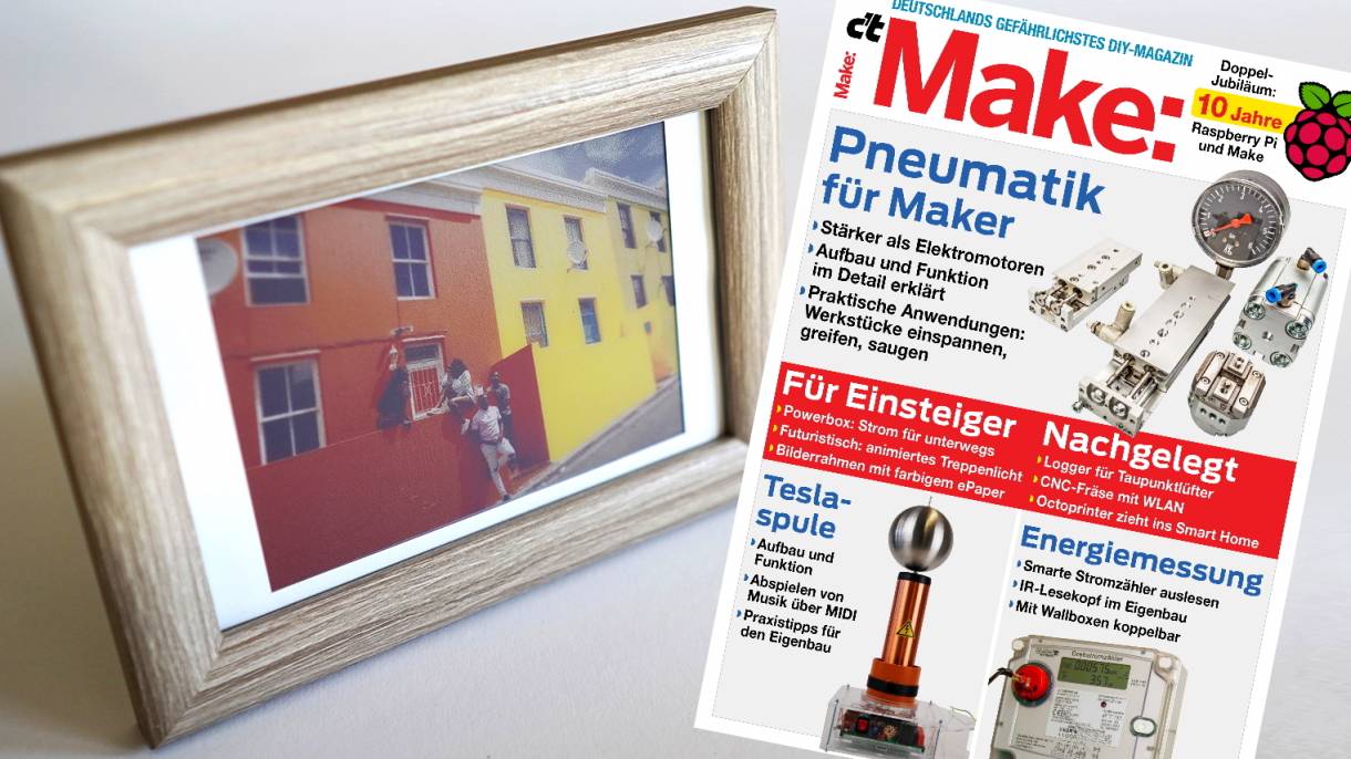 Selbst gebaut und extrem stromsparend: Digitaler Bilderrahmen mit ...