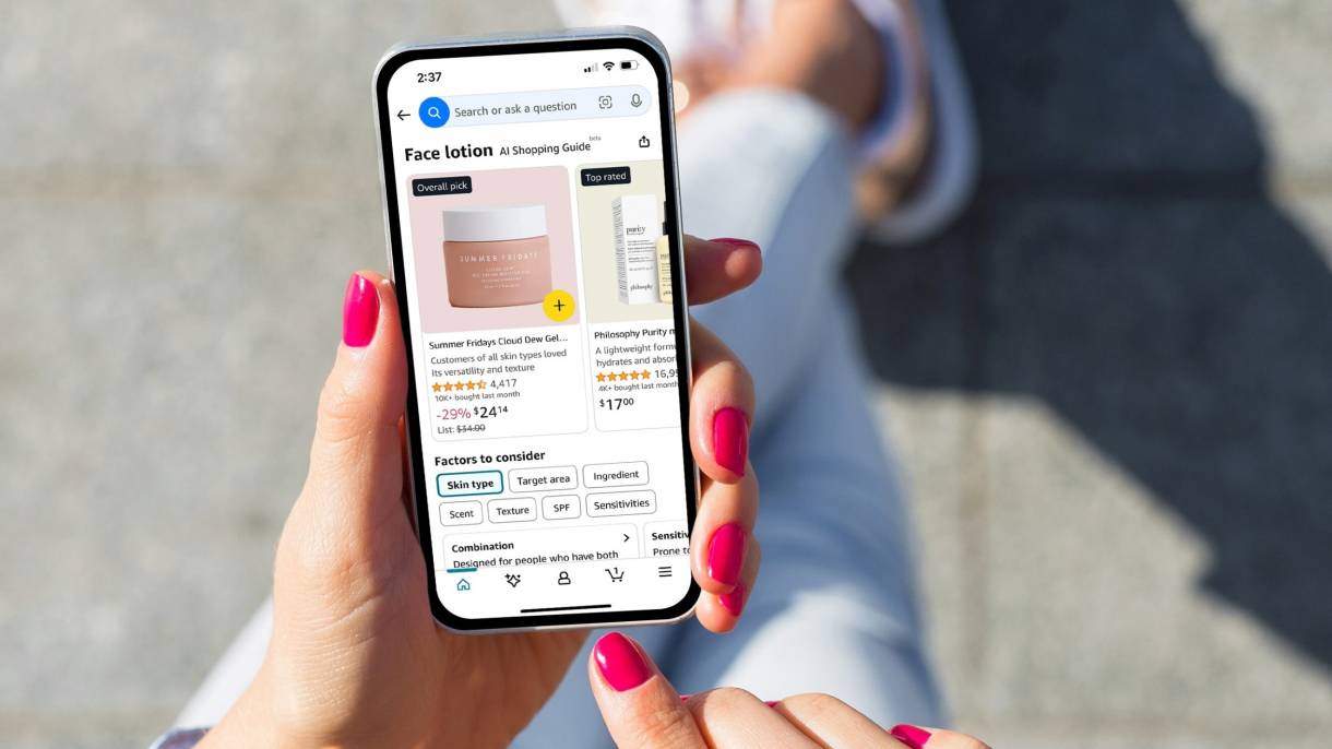 Amazon introduces AI-generated shopping guides | heise online