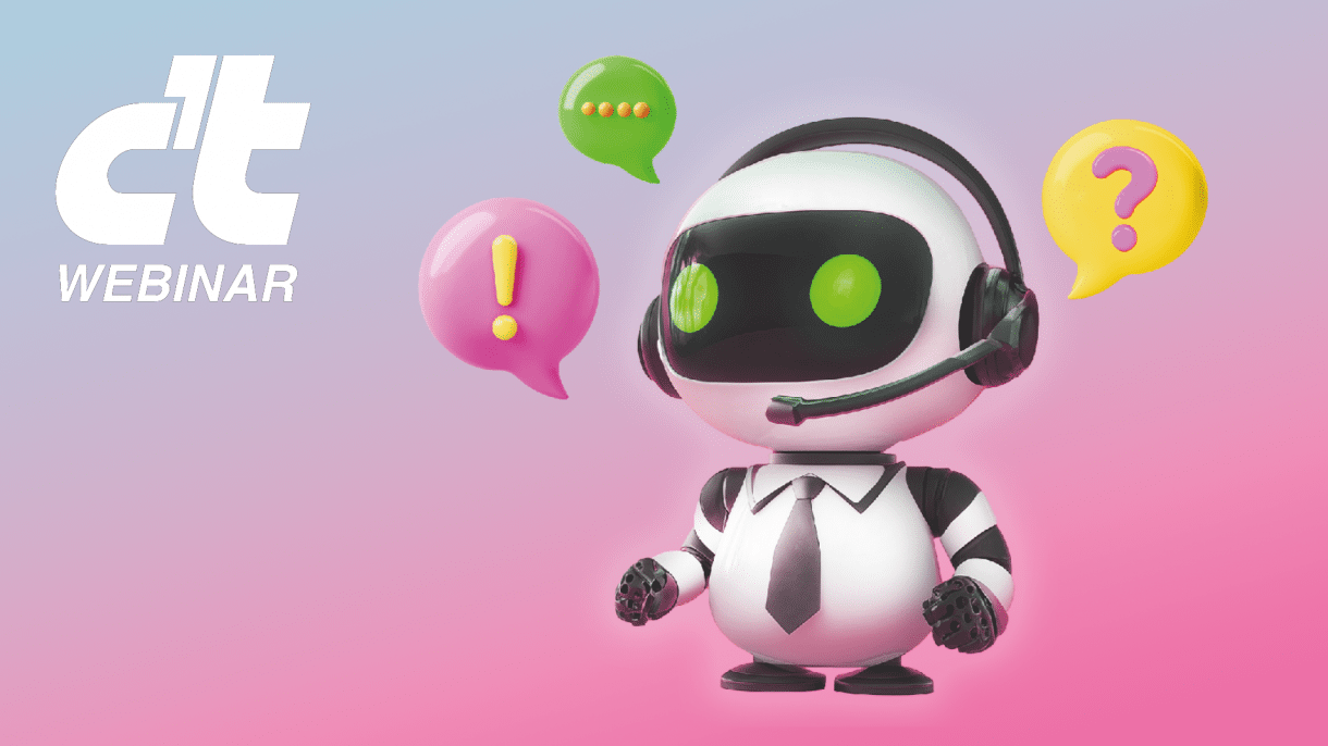 c't-Webinar: Produktiver Einsatz von Sprach-KI | heise online