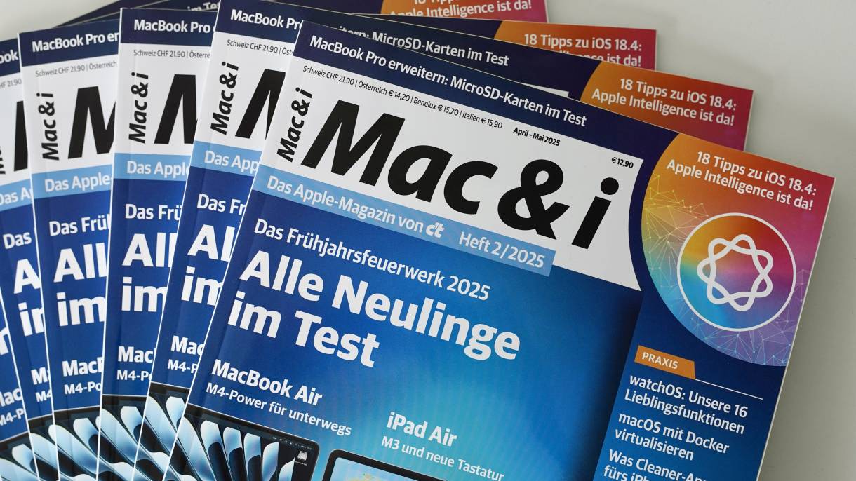 Mac & i Heft 2/2025 neu am Kiosk und versandkostenfrei im heise-Shop | heise online
