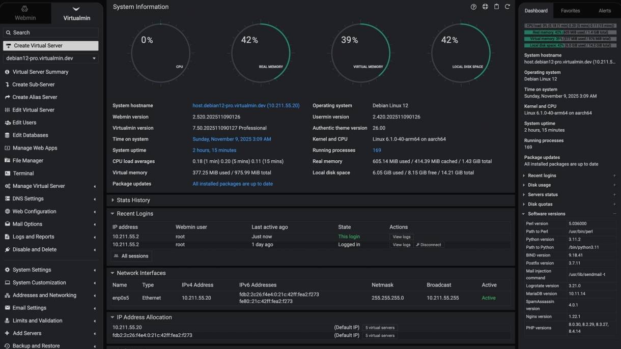 Webmin 2.600: Largest UI Update for Server Management Software | heise online