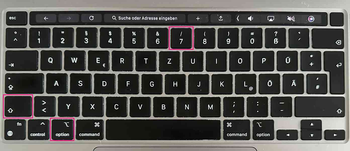 Backslash auf dem Mac - so geht's | heise online