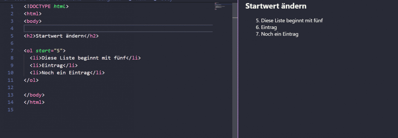 HTML: Aufzählungen erstellen | heise online