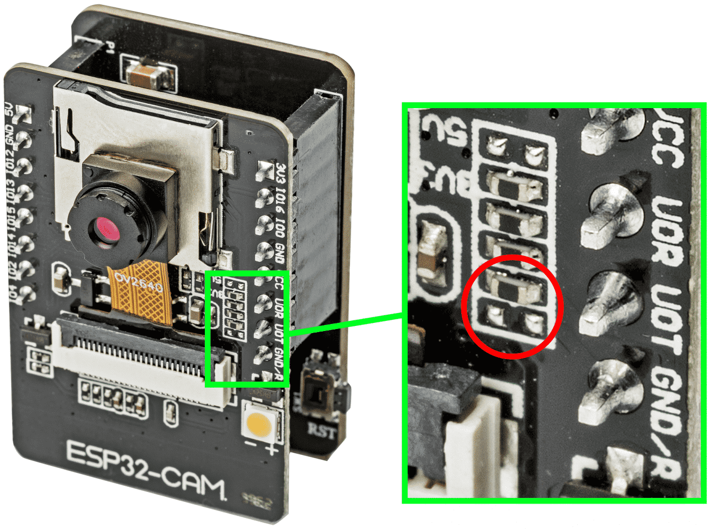 So kommt der Code aus dem Make Special zur ESP32-CAM auf das Board ...