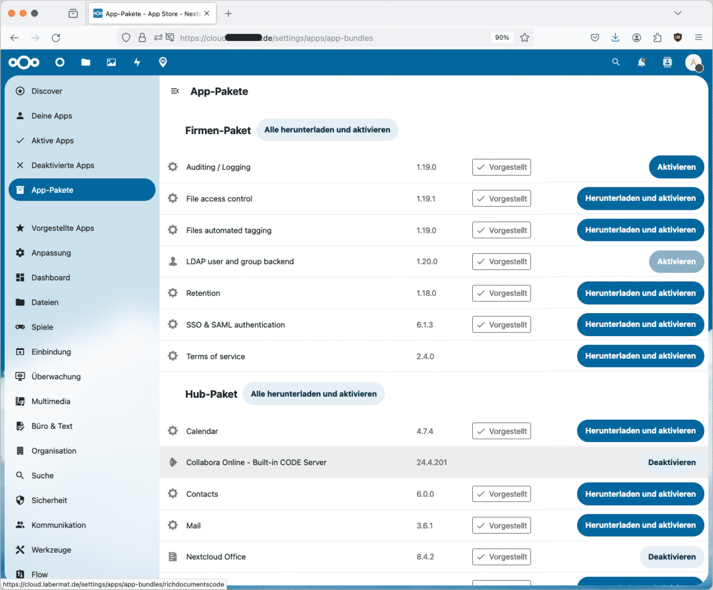 Vorstellung von Nextcloud: Die Funktionen der selbst gehosteten Cloud-Lösung | heise online