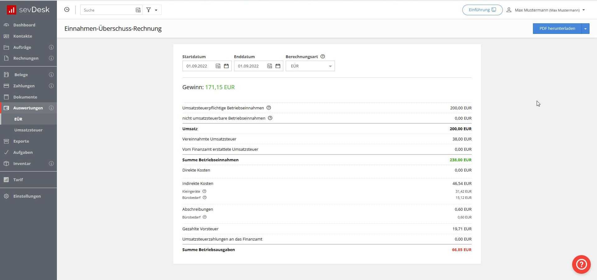sevDesk Buchhaltung im Test | heise Download