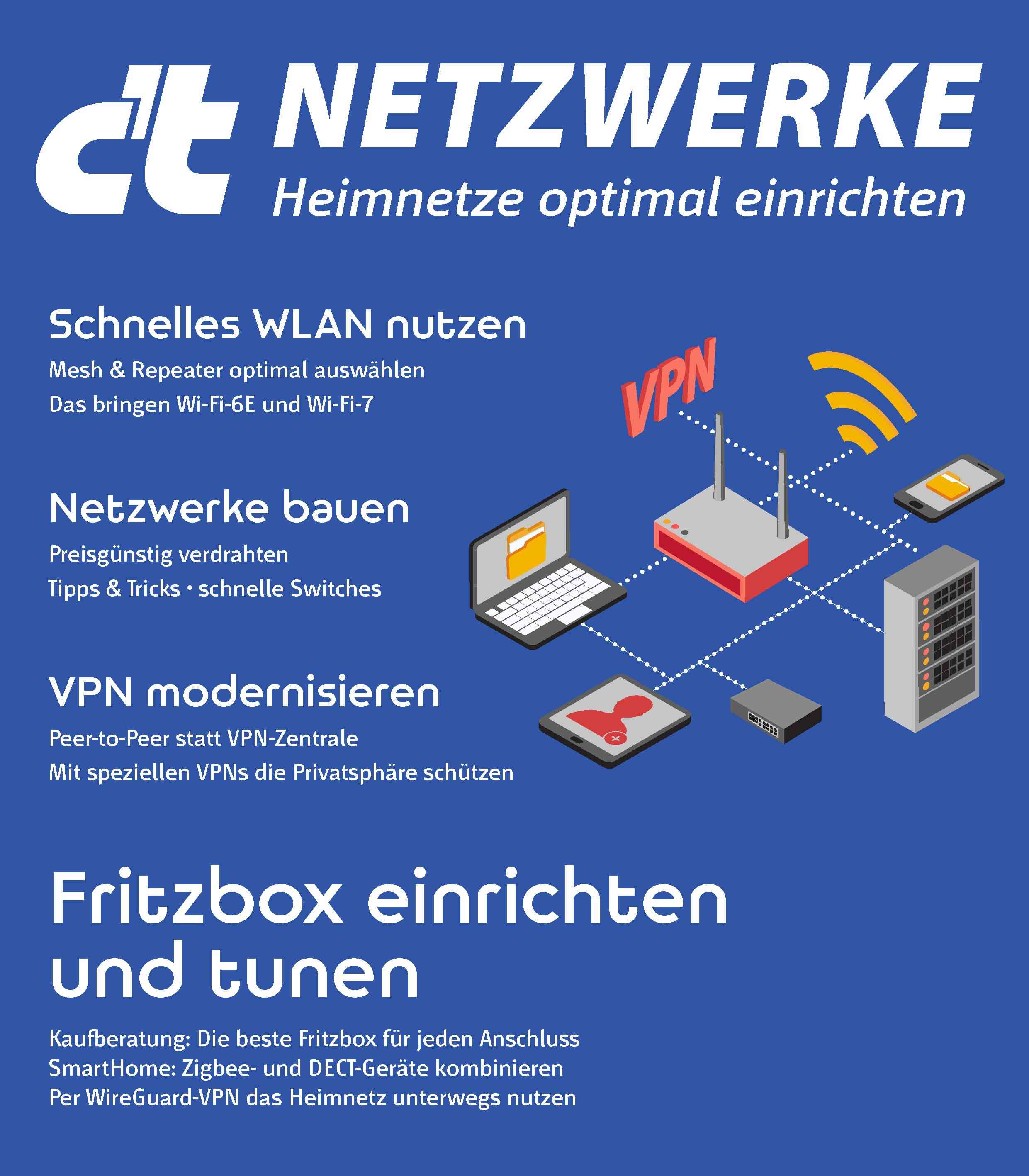 c't-Sonderausgabe: Netzwerke mit Fritzbox im Fokus | heise online