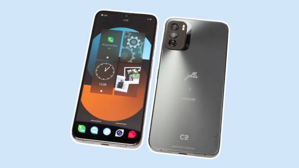 Smartphone Jolla C2 mit Mobil-Linux Sailfish OS 5 im Test | heise online