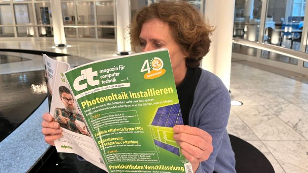 c't 4/2023 - Der Blick ins Heft mit Datenverschlüsselung und Photovoltaik | heise online