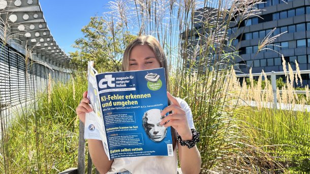 Blick ins Heft c't 21/2023 KI-Fehler erkennen und umgehen | heise online