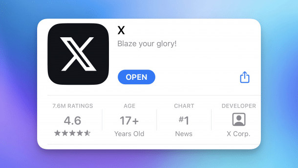 App Store: Twitter wird zu X – dank Sondergenehmigung | heise online