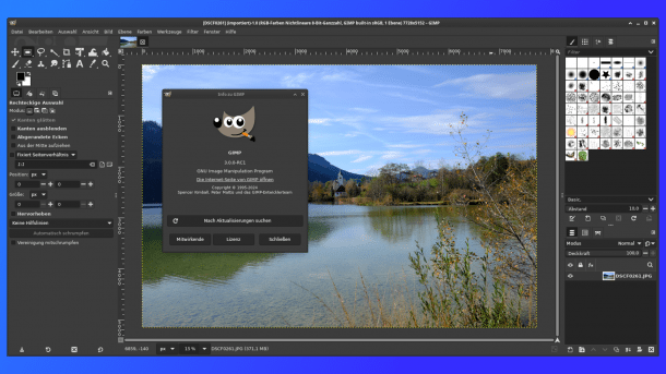 GIMP 3.0 RC1: Neue Version biegt auf Zielgerade ein | heise online