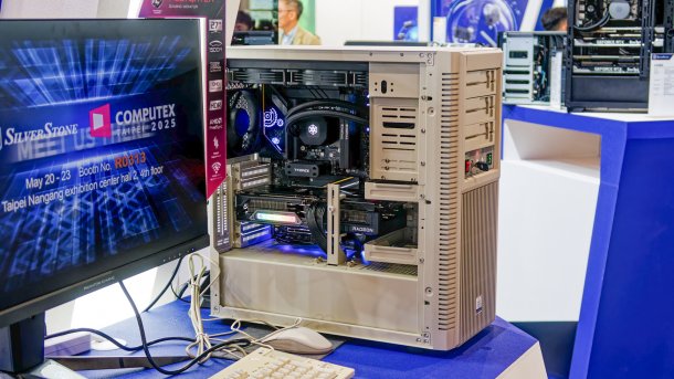 Silverstone: Retro PC case with a modern interior | heise online