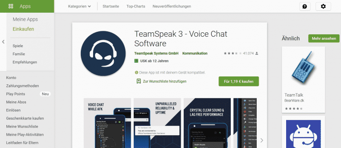 TeamSpeak für Android | heise online