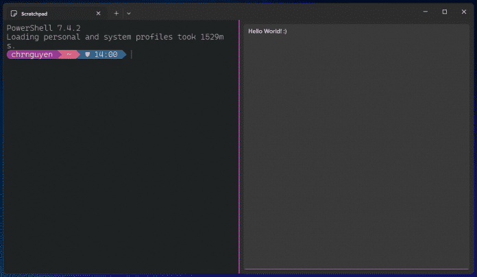 Windows Terminal Preview 1.21 bringt Buffer Restore und virtuellen Notizblock | heise online