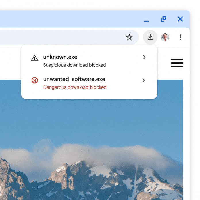 Chrome wants to warn more effectively about potentially dangerous downloads | heise online